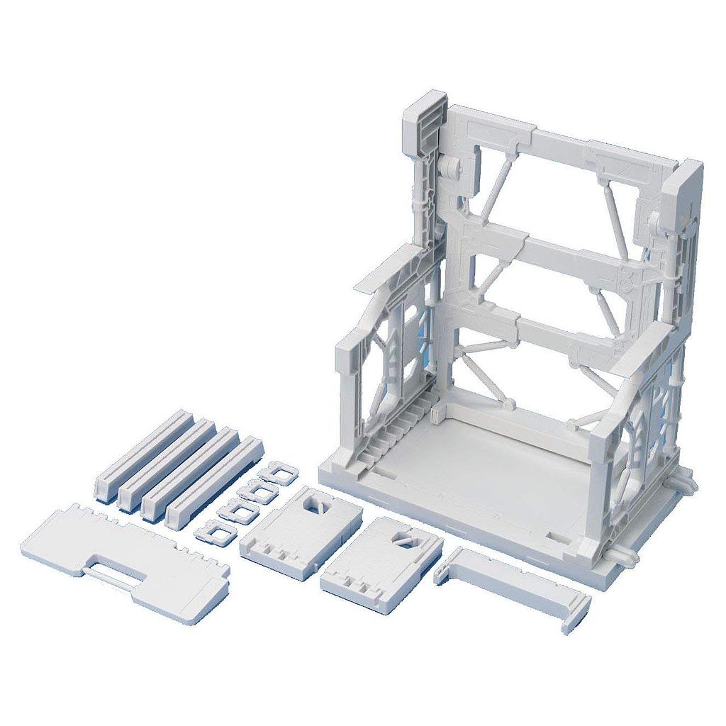 HANGAR SYSTEM BASE 001 - WHITE- Bandai – BlasterChile