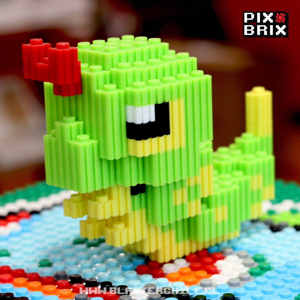 PixBrix 3D - Como hacer a Caterpie con Pixel Block – BlasterChile