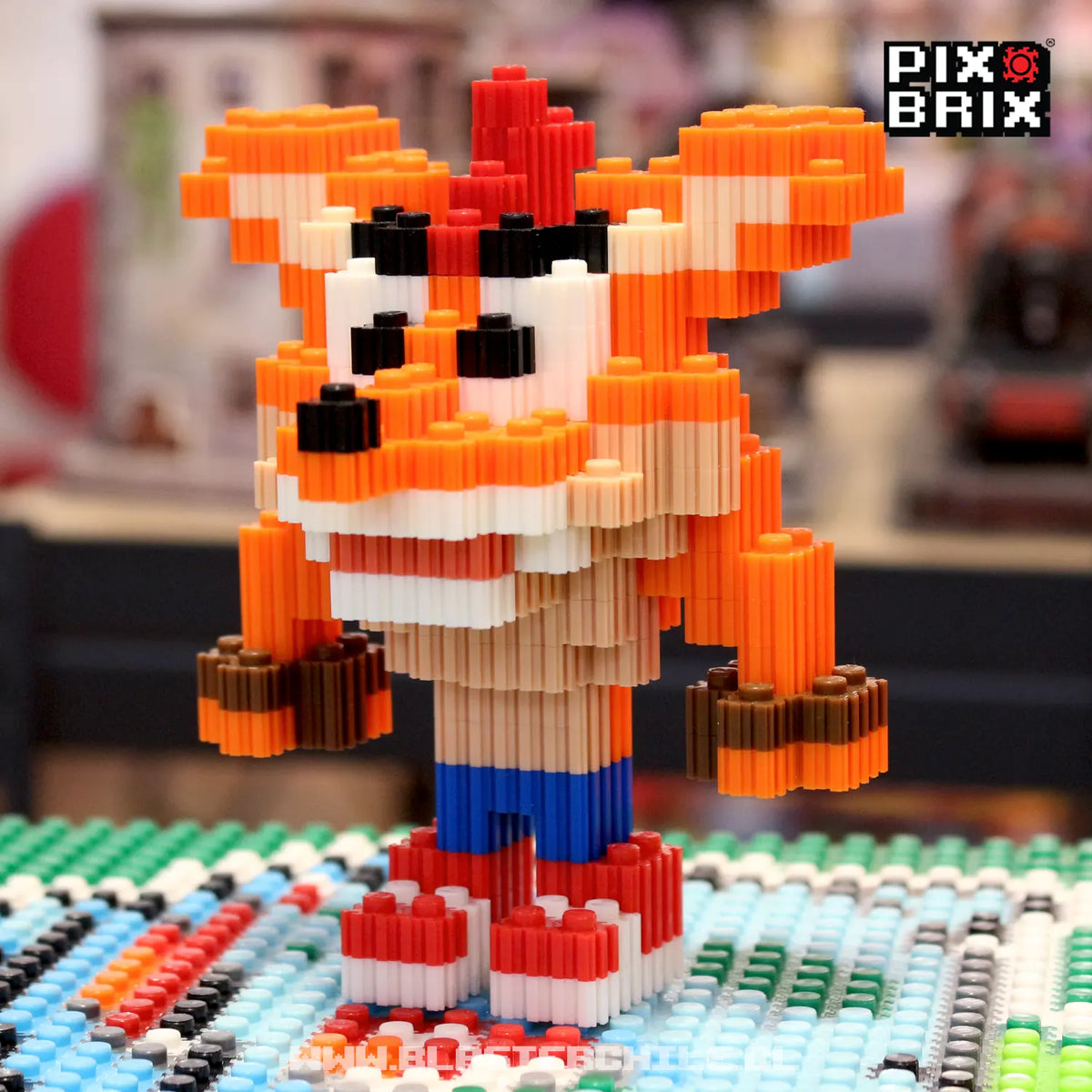 PixBrix 3D - Como hacer a Crash Bandicoot con Pixel Block – BlasterChile