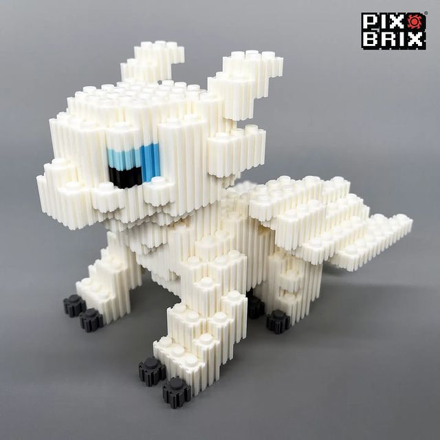 Light Fury Armable 3D - Como entrenar a tu Dragon - Pix Brix – BlasterChile