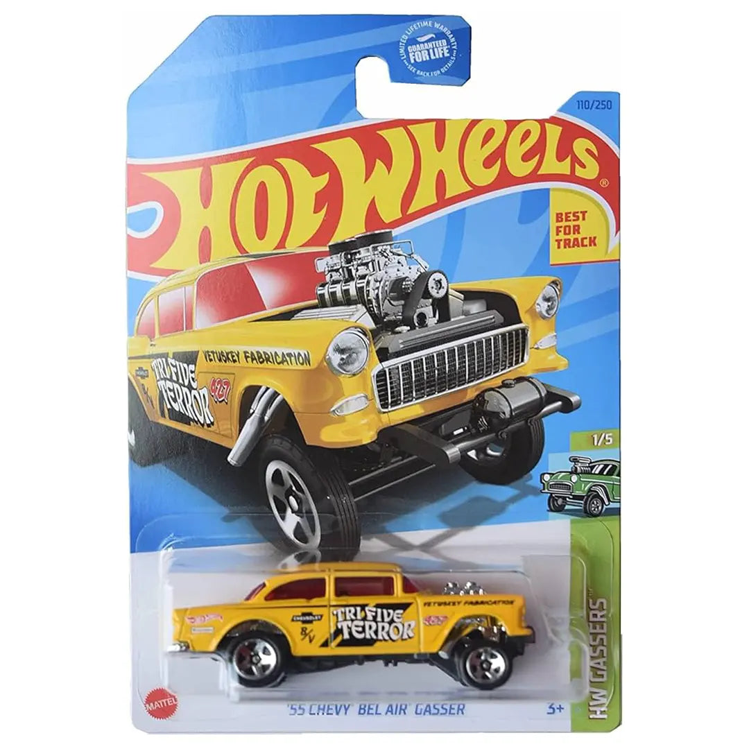 55 Chevy Bel Air Gasser - Gassers 1/5 - Hot Wheels – BlasterChile