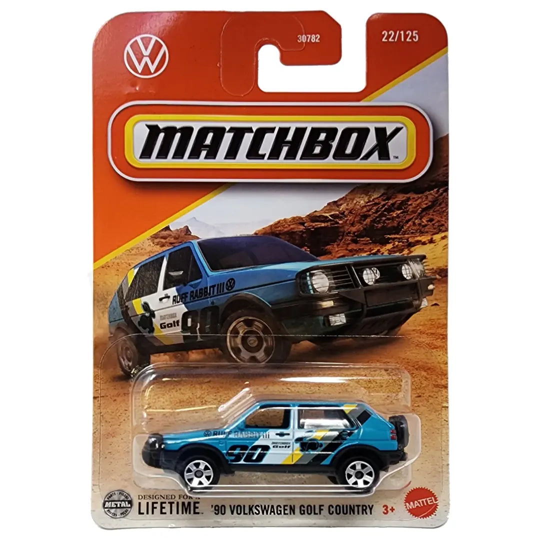 90 Volkswagen Golf Country - 22/125 - 2025 - Matchbox – BlasterChile