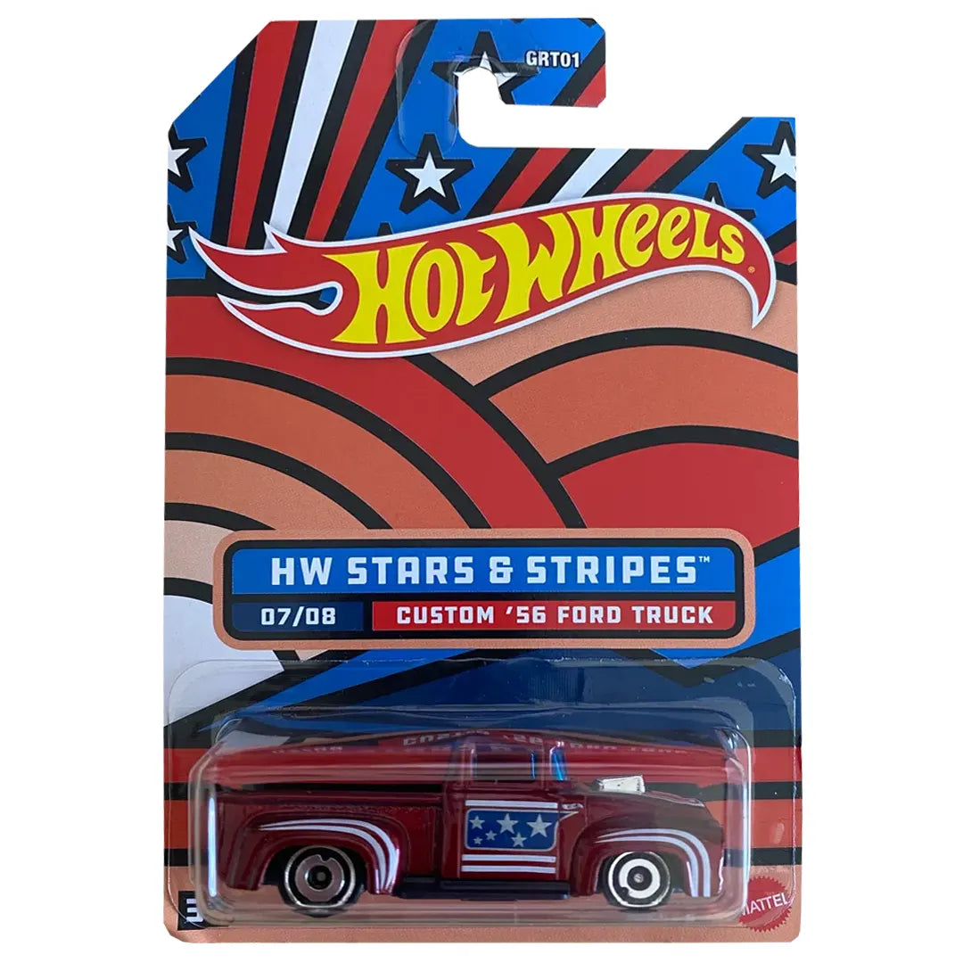 Custom 56 Ford Truck - Stars & Stripes 7/8 - Hot Wheels – BlasterChile