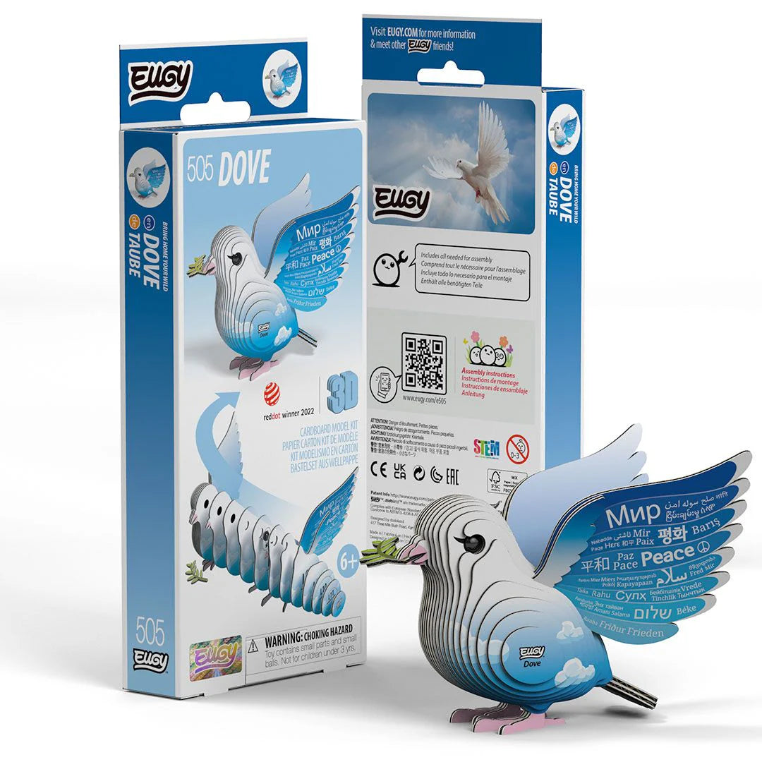 Paloma Blanca - Puzzle 3D de Cartón - Eugy Dodoland – BlasterChile