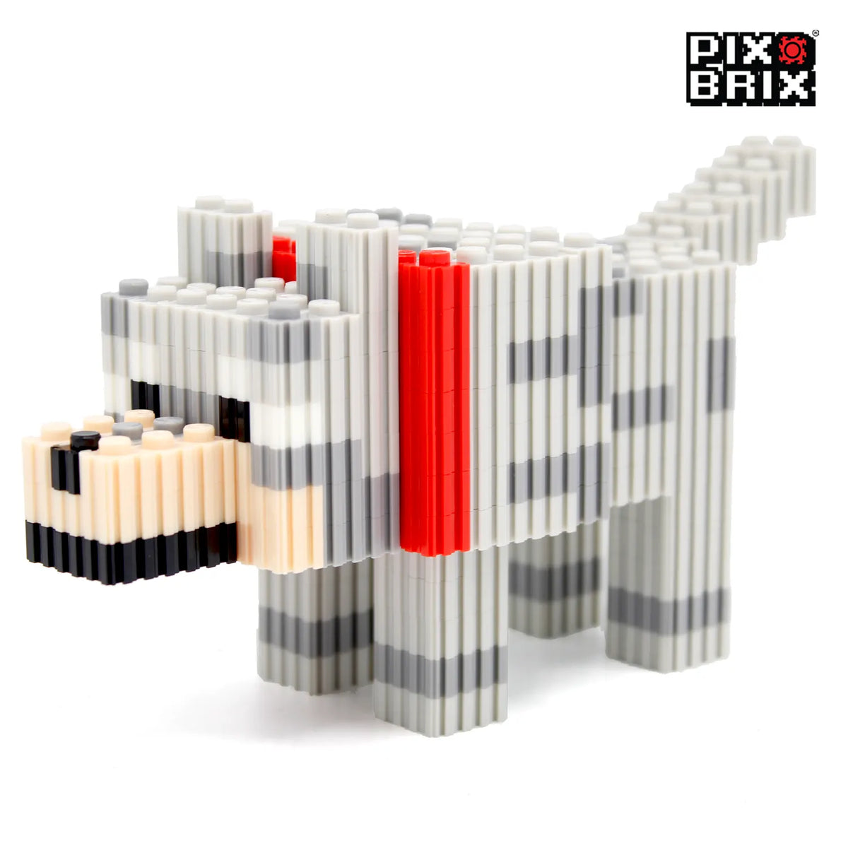 Lobo/Perro Armable 3D - Minecraft - Pix Brix – BlasterChile
