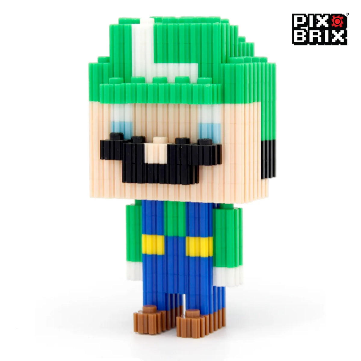 Luigi Armable 3D - Mario Bros - Pix Brix – BlasterChile