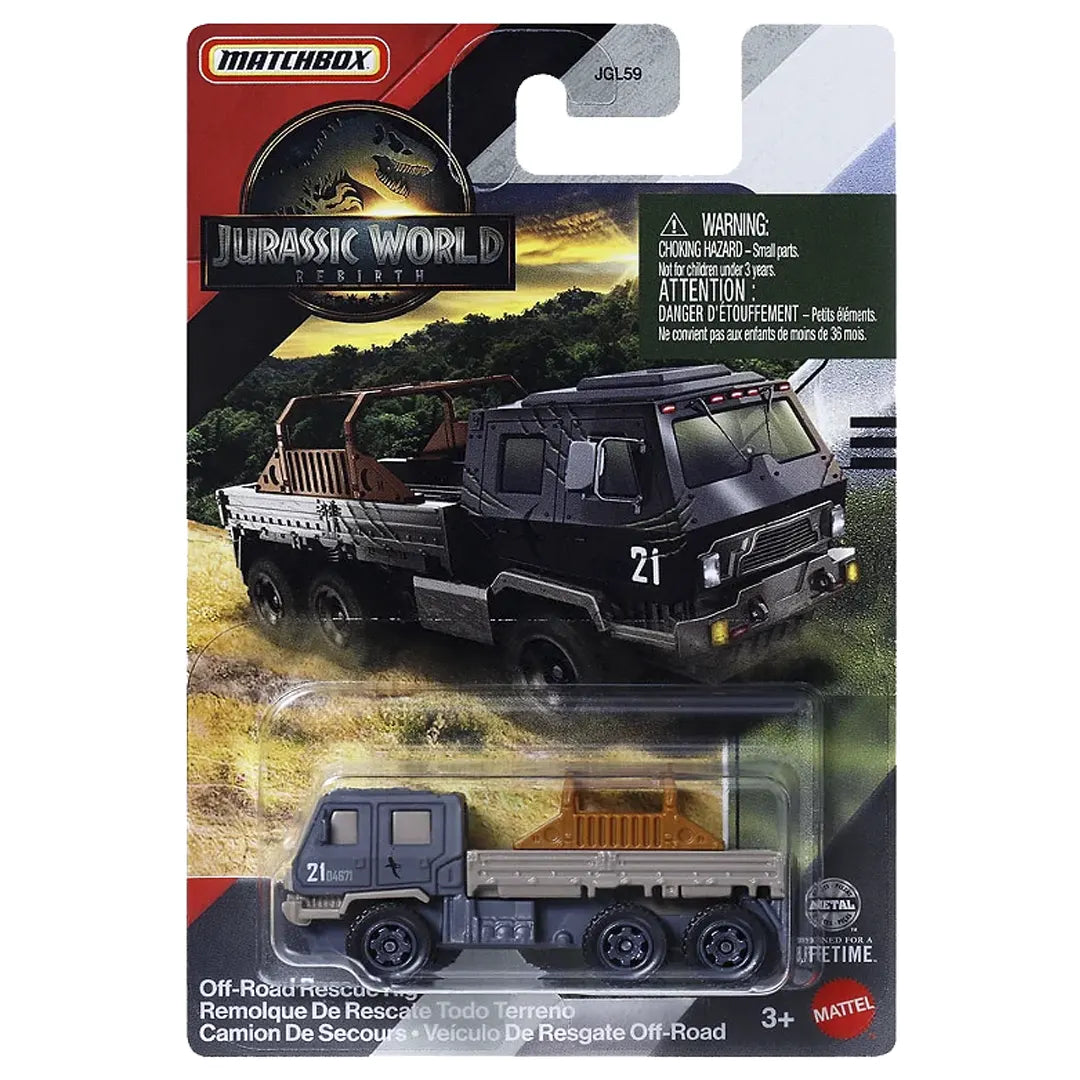 Off-Road Rescue Rig - Jurassic World Rebirth - 2025 - Matchbox ...