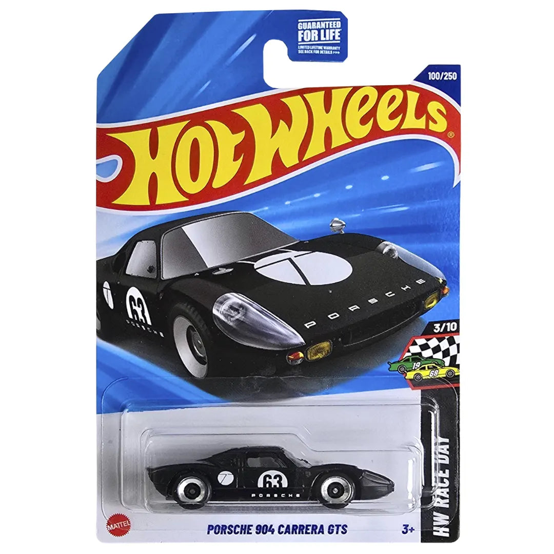 Porsche 904 Carrera GTS - Race Day 3/10 - Hot Wheels – BlasterChile