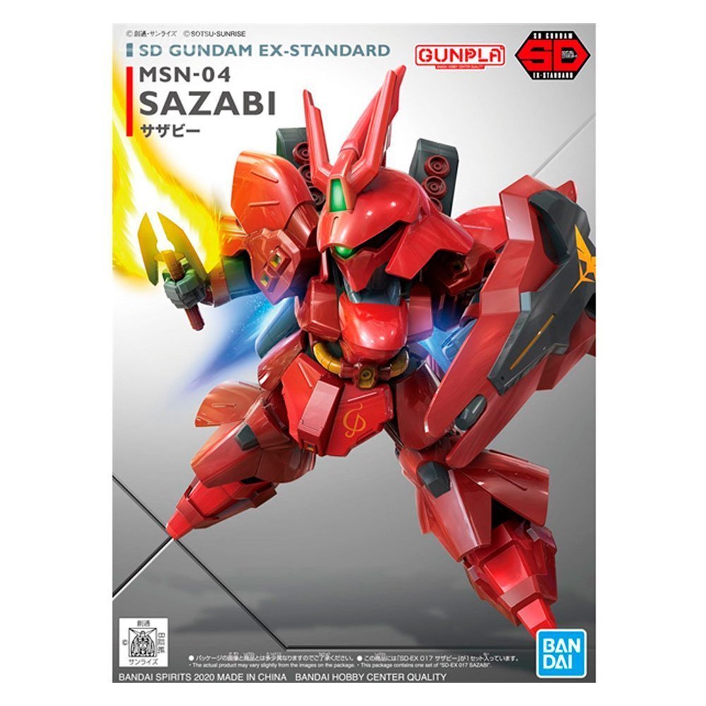 SD GUNDAM EX STANDARD MSN-04 SAZABI - Model Kit Articulado - Bandai ...
