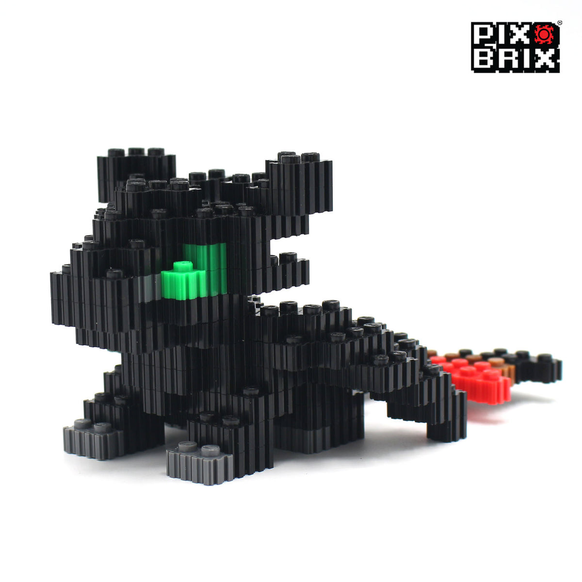 Chimuelo Pequeño Armable 3D - Como entrenar a tu dragón - Pix Brix – BlasterChile