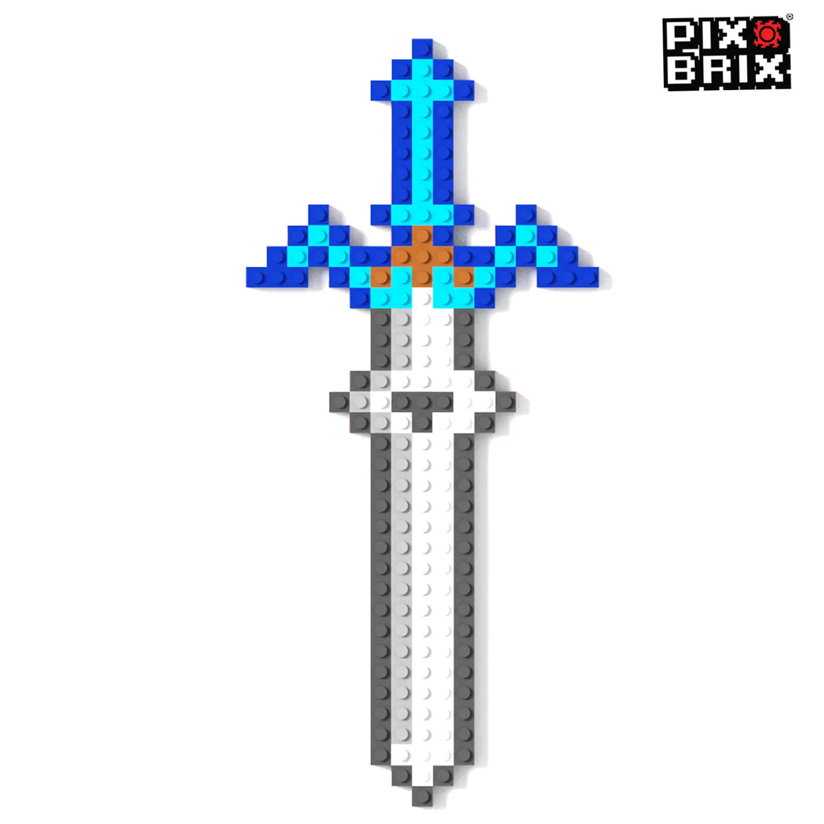 Espada de Zelda 2D 30cm x 12cm - The Legend of Zelda - Pix Brix ...