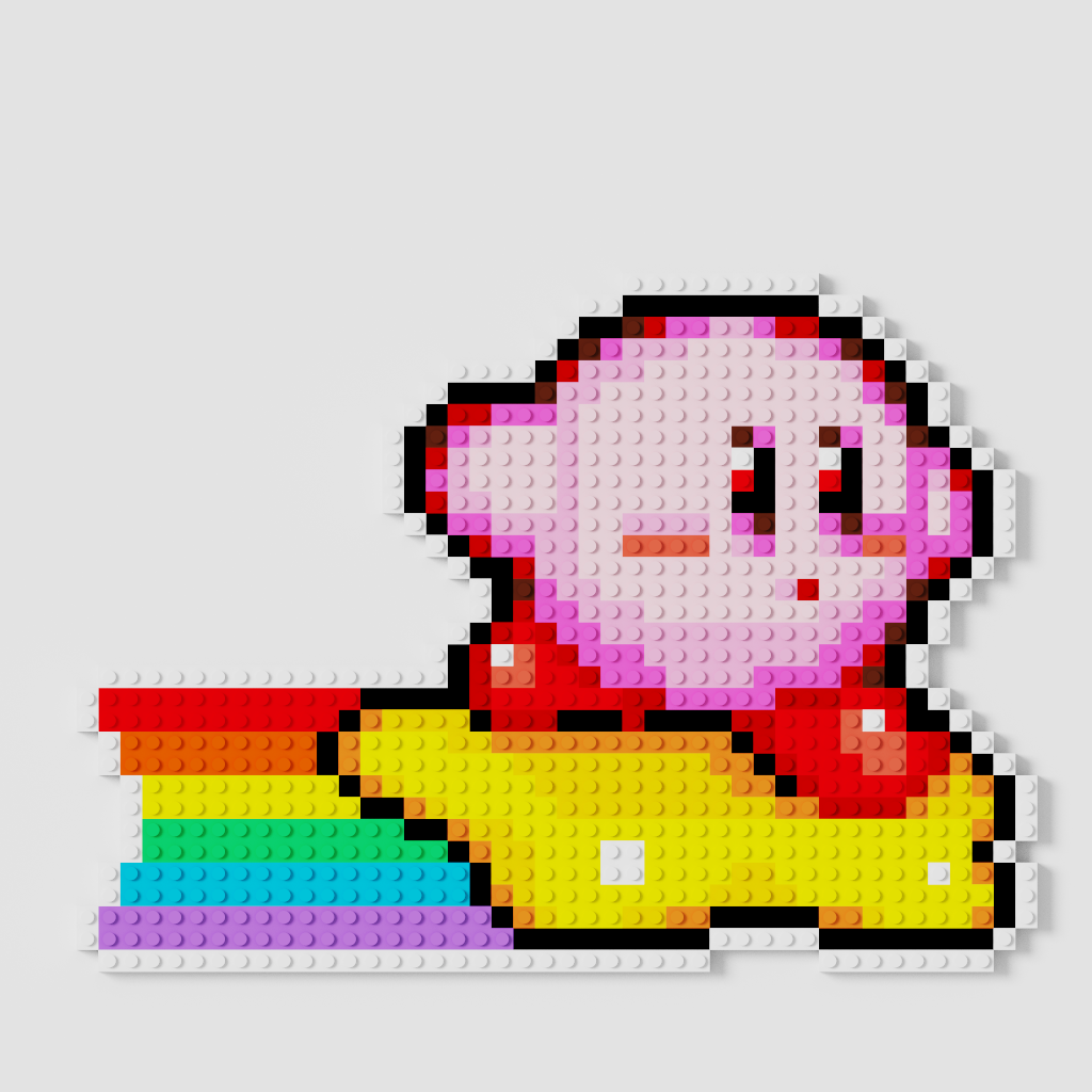 Kirby Puzzle 2D- 25.5 x 35cm - Pix Brix – BlasterChile