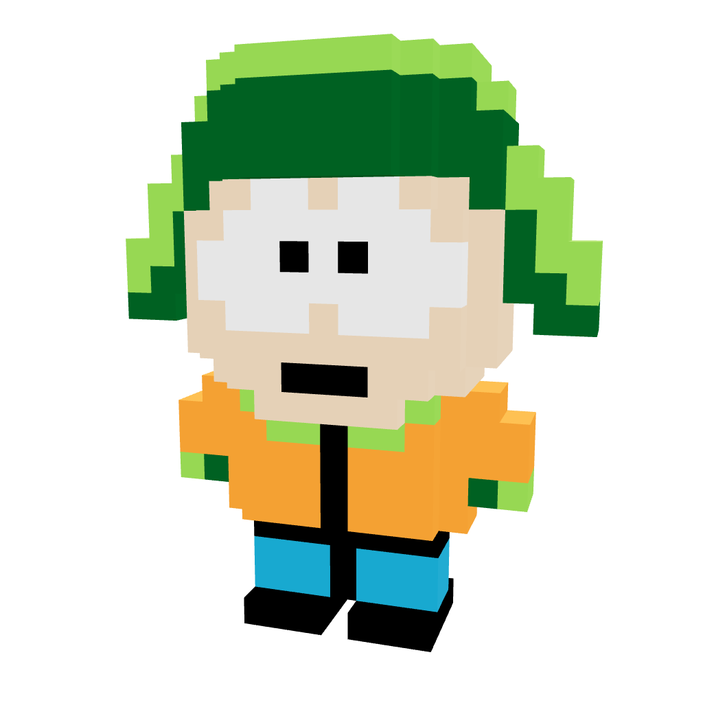 Kyle Broflovski Armable 3D - South Park - Pix Brix – BlasterChile