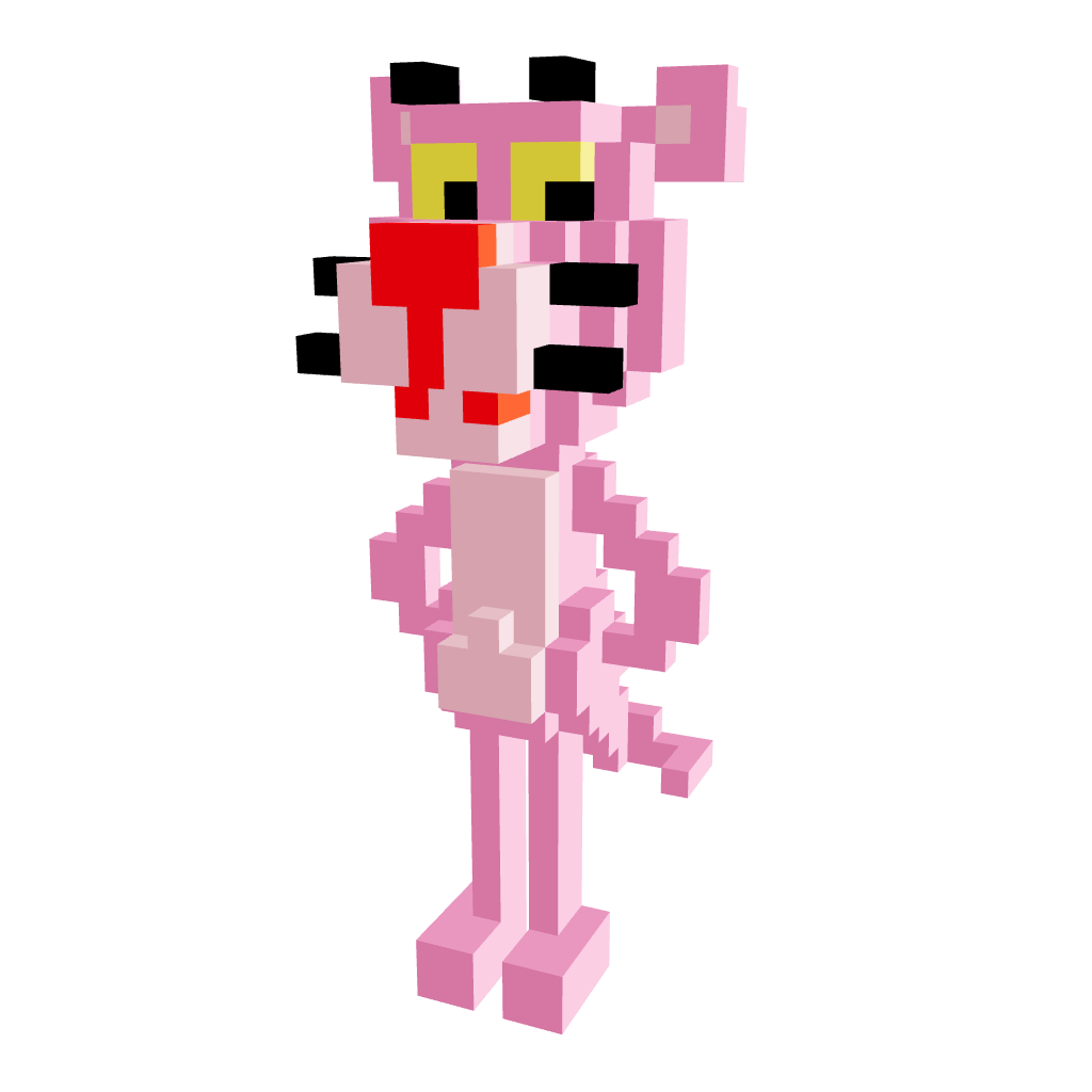 Pantera Rosa Armable 3D - Pix Brix – BlasterChile