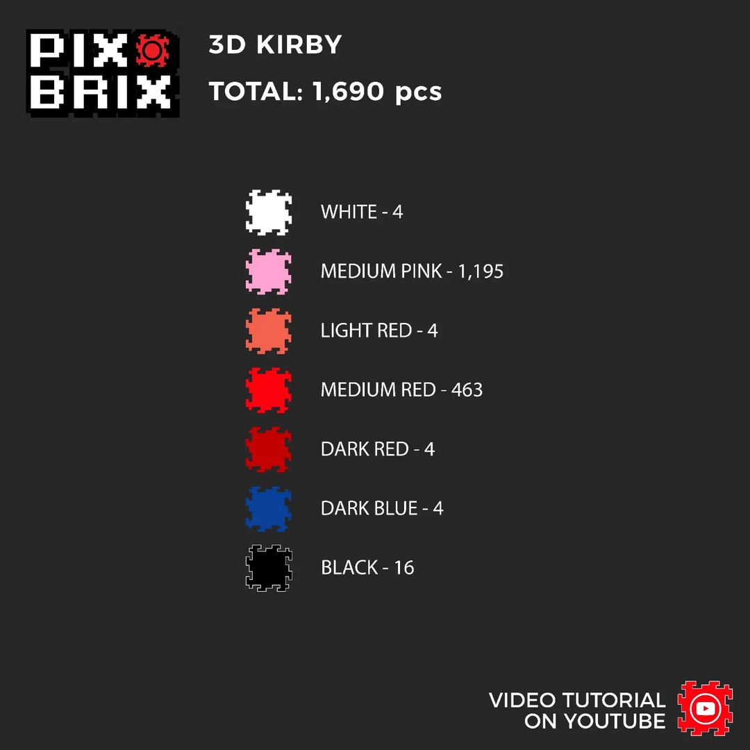 Kirby Armable 3D - Pix Brix – BlasterChile