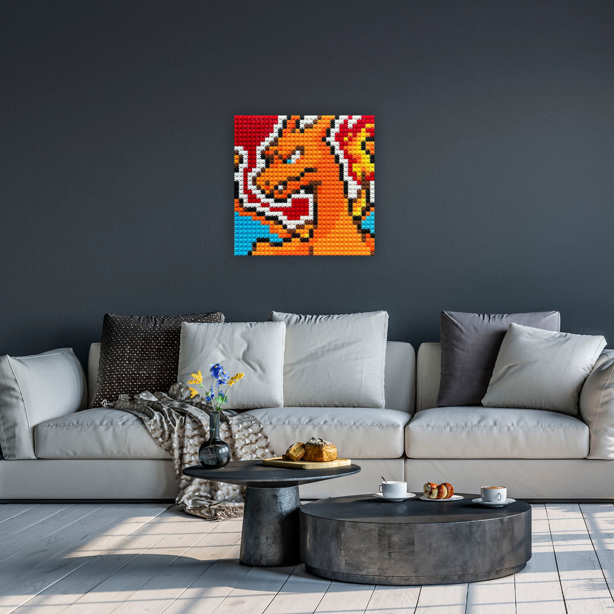 Charizard Puzzle 2D - 25.5 x 25.5cm - Pix Brix – BlasterChile